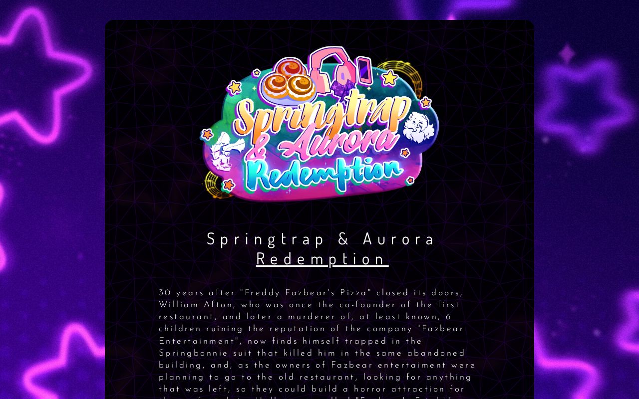 Springtrap and Aurora Redemption